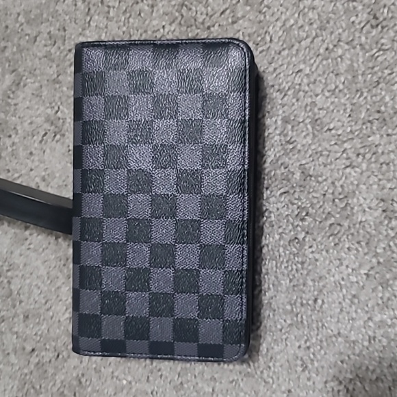 Daisy Rose | Bags | Daisy Rose Checkered Vegan Leather Foldover Clutch ...